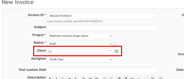 Create and Manage Invoices | RedmineUP Help | Invoices plugin documentation